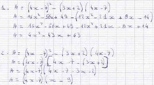 Développer, factoriser (mélange) - Collège Jean Boucheron